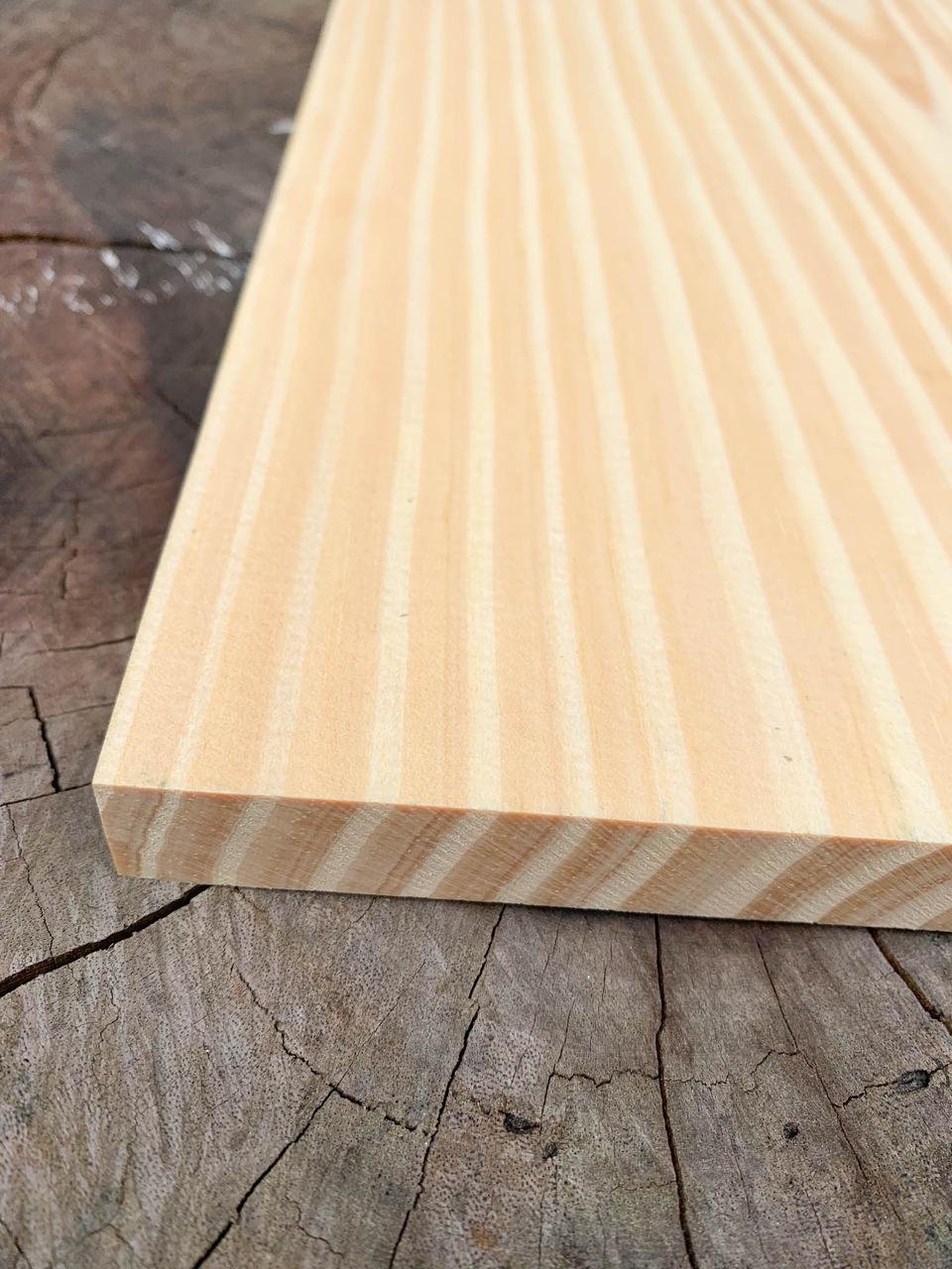 Tábua Madeira Natural Pinus Aparelhada 20 mm x 40 cm x 29 cm ...