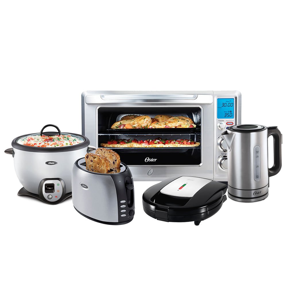 Kit Cozinha Chrome Oster - 220V | MadeiraMadeira