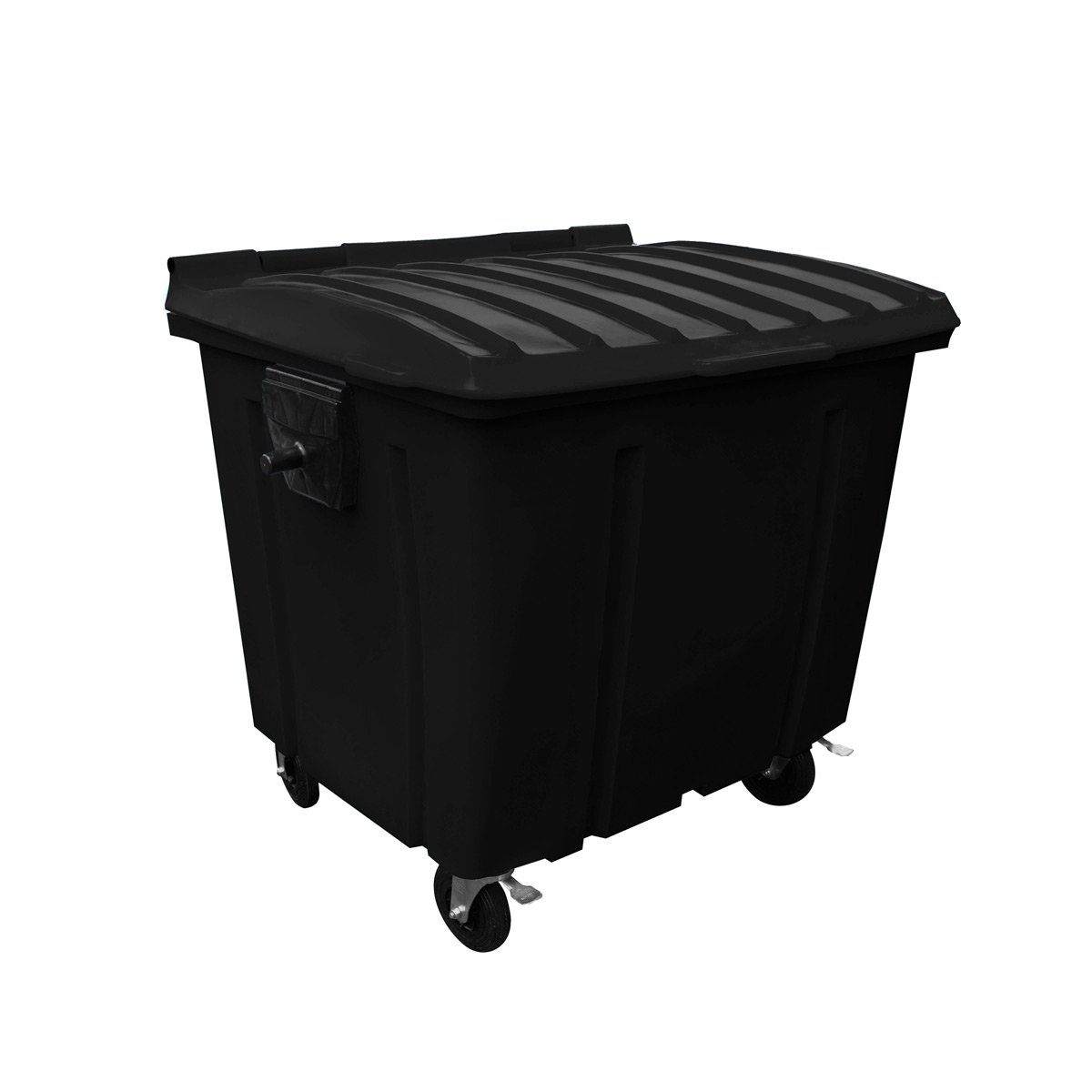 Container para Lixo com Rodas 1000 Litros - Preto | MadeiraMadeira