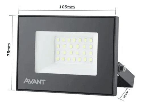 Refletor Led Slim30 Avant 2250 Lumens 6500k 30w Ip65 | MadeiraMadeira