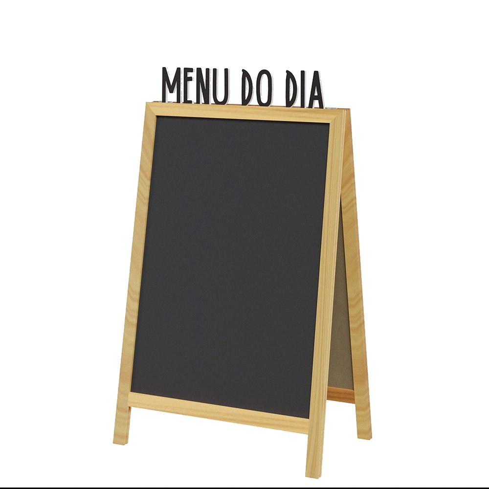 Lousa Cavalete Menu Gastronomico de Restaurante Buffet Lanchonete ...