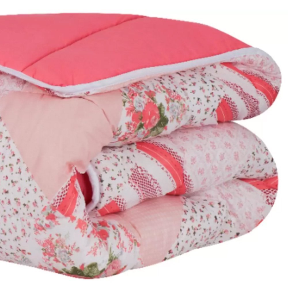 Edredom Casal Dupla Face Extra Macio Grande Paco Milano Sultan Sofitex:Laranja | MadeiraMadeira