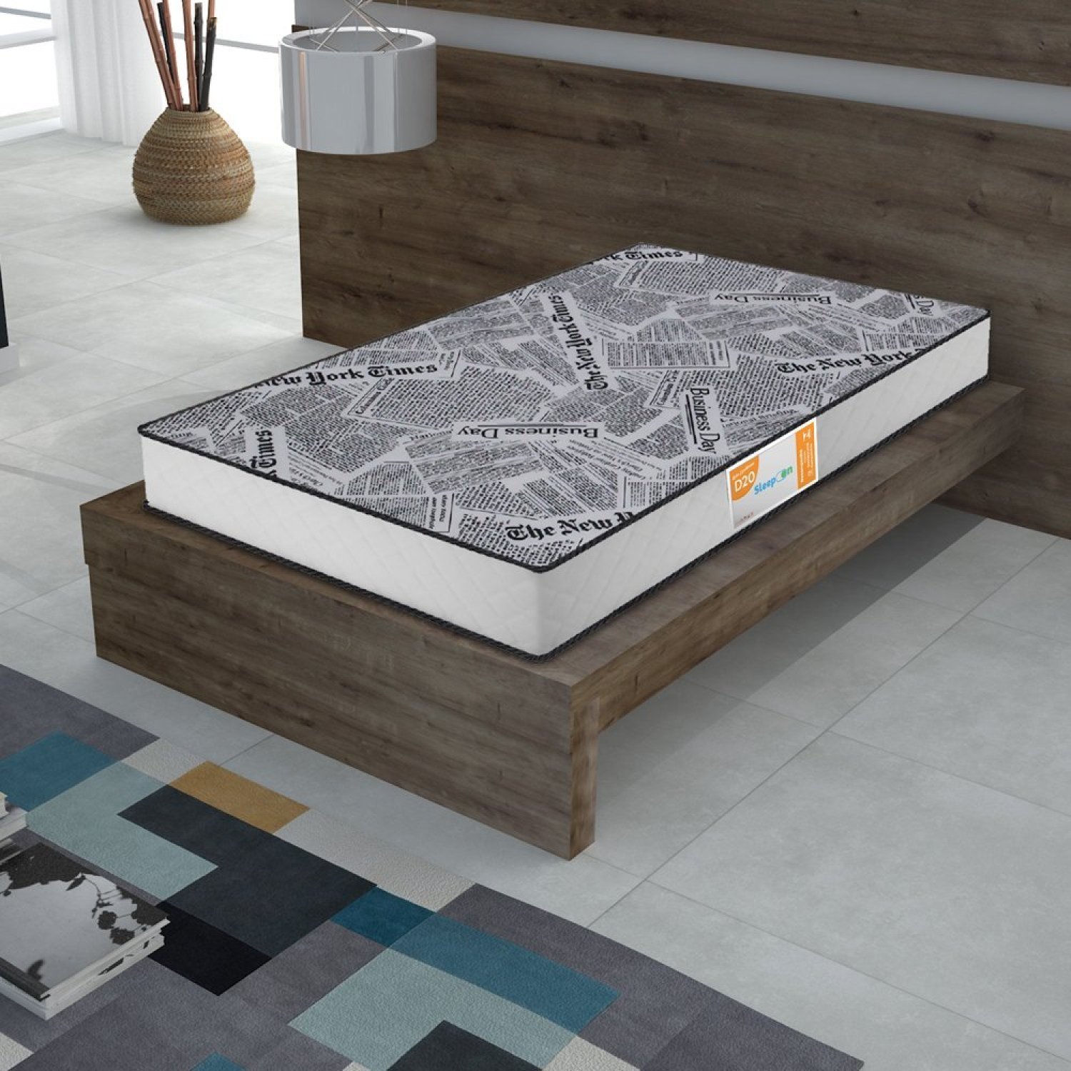 Colchão Solteiro D20 Supreme 88x188x12 | MadeiraMadeira