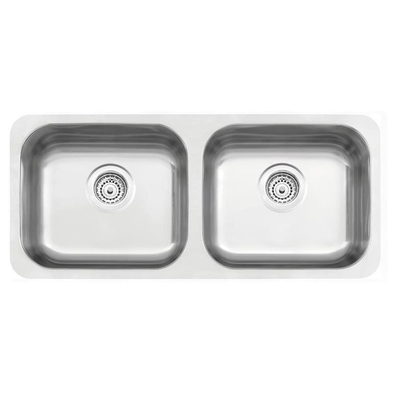 CUBA RETANGULAR EM ACO INOX ACETINADO 84X34CM COM VALVULA 2C ...