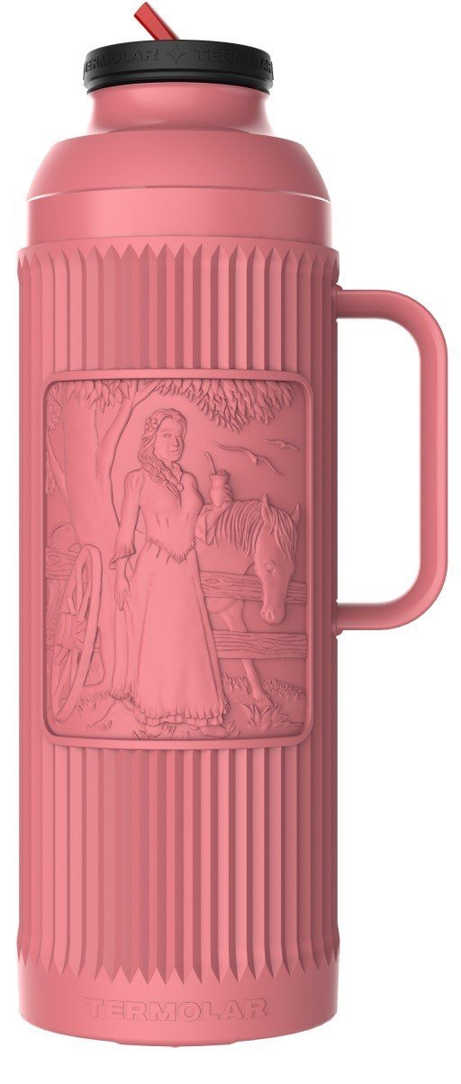 GARRAFA TERMICA TERMOLAR 1L ROSA - ROLHA DUAL ACTION | MadeiraMadeira