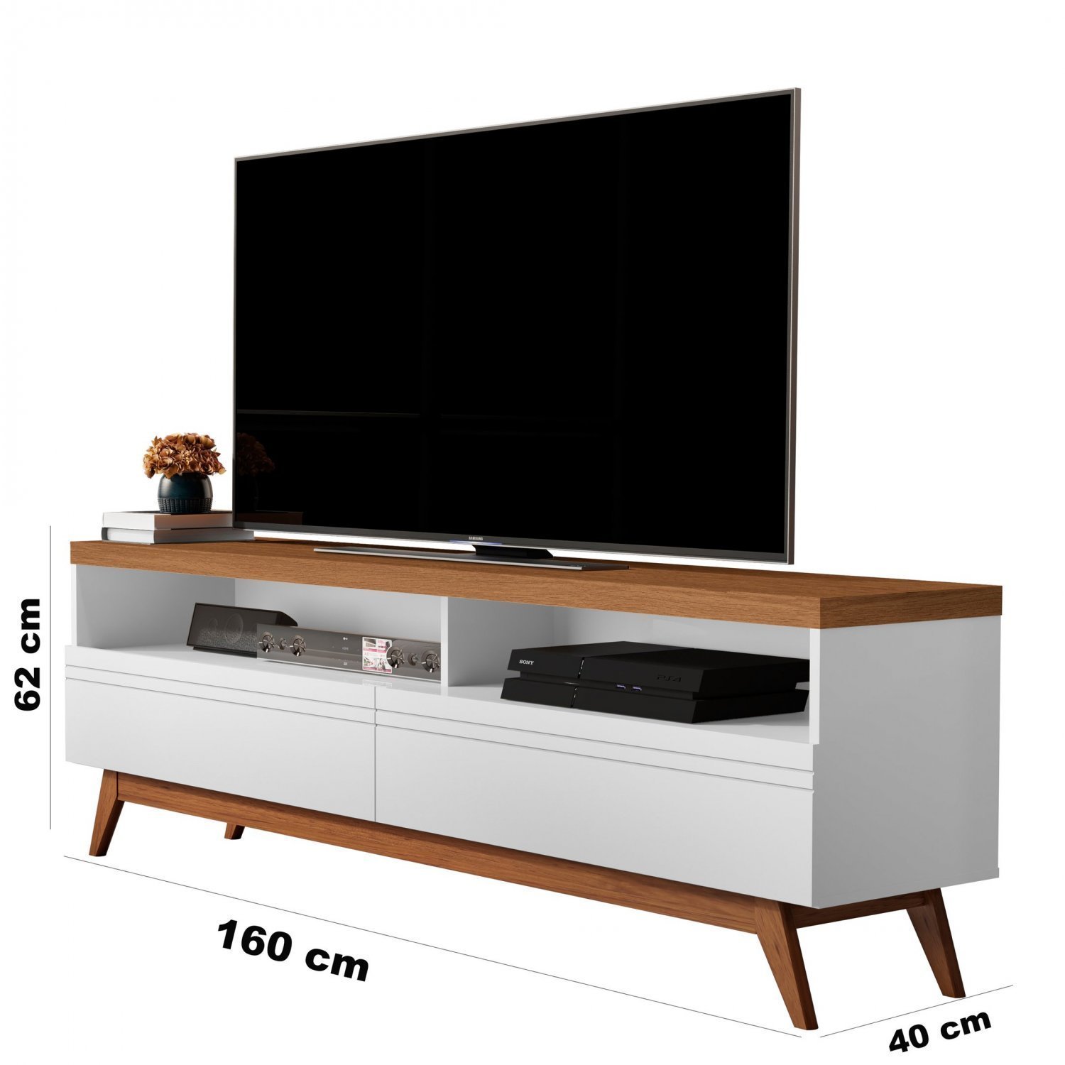 Rack para TV até 72 Polegadas Munique Yescasa | MadeiraMadeira