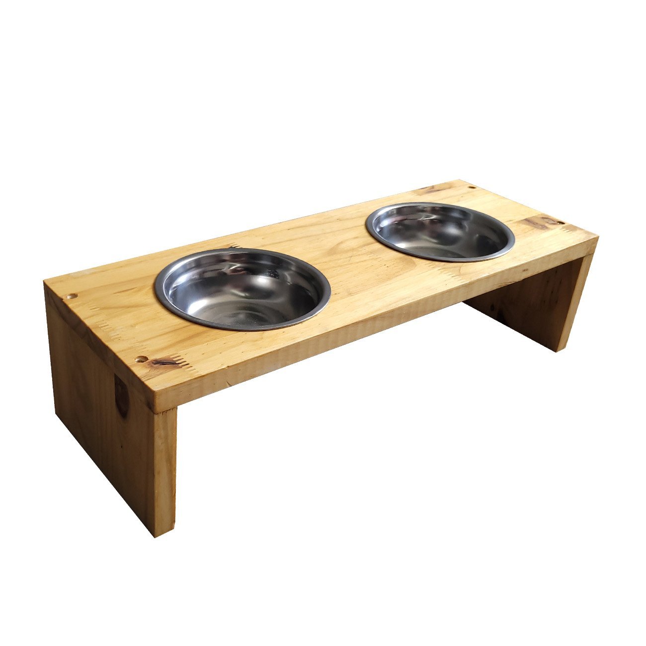 Comedouro Pet Bebedouro Cachorro Gato Elevado 2 Pote Inox P ...