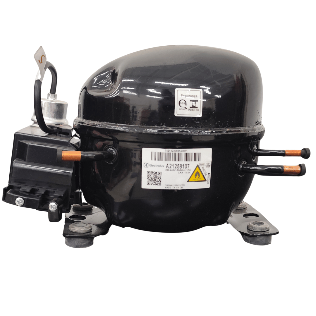 Compressor Electrolux 1/5 R600a 220v A21258107 Original 1/5 R600a 220-240v/60hz | MadeiraMadeira