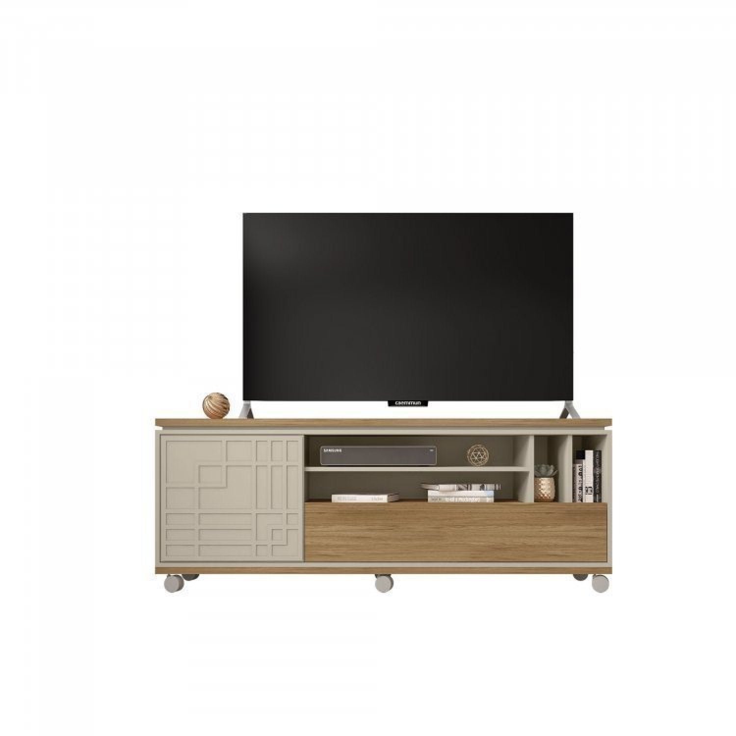 Conjunto Rack com Painel para TV até 55 Polegadas Multi Form Caemmun ...