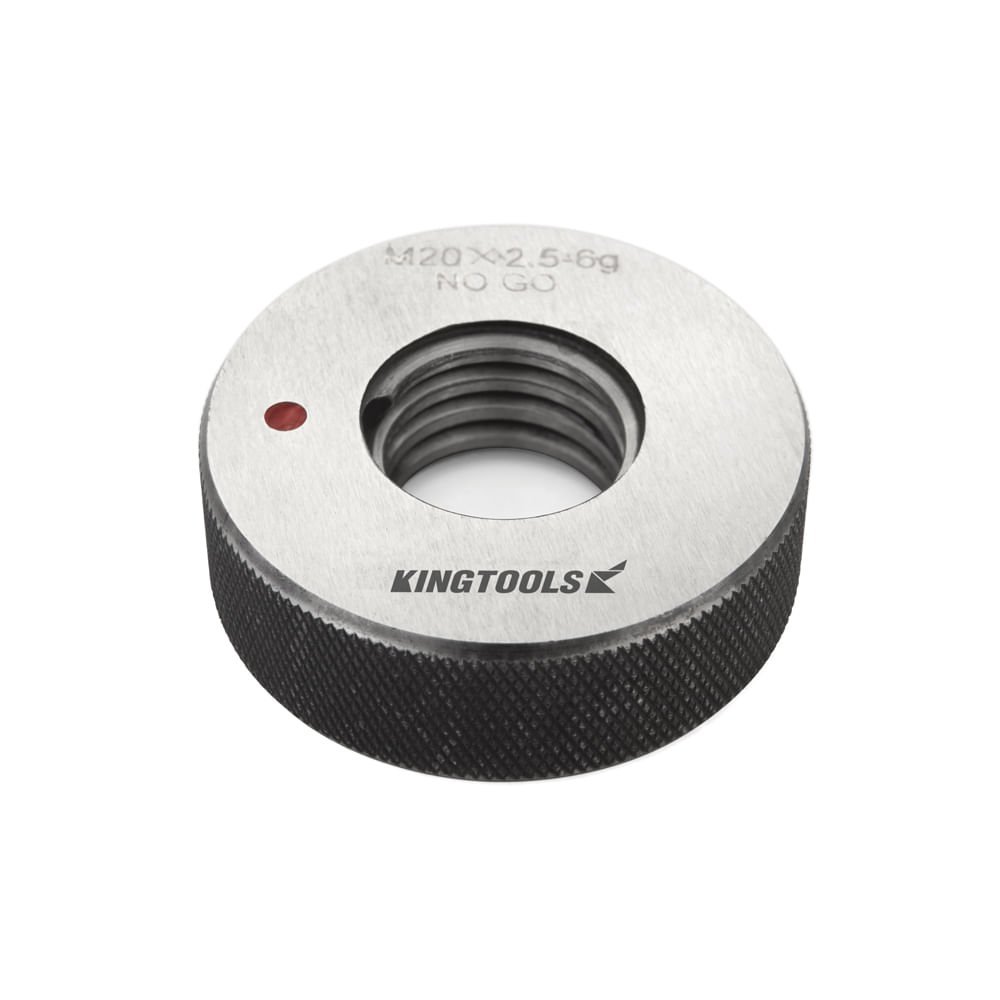 Calibrador de Rosca Tipo Anel Lado Não Passa Rosca Métrica Fina (MF) M12 Kingtools ANP M12 X 1.5 ...