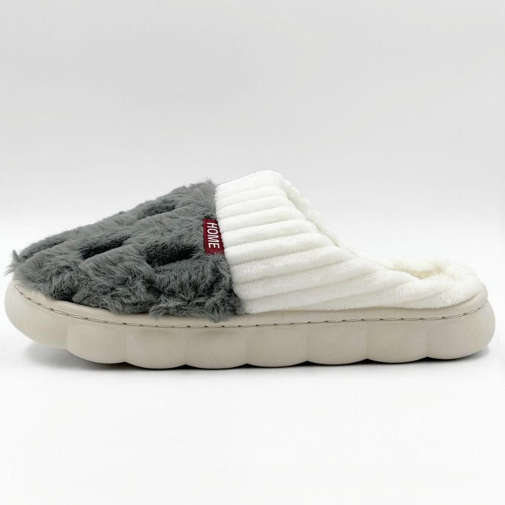 Pantufa Europa Nuvem Bia em Pelo e Fleece Feminina | MadeiraMadeira