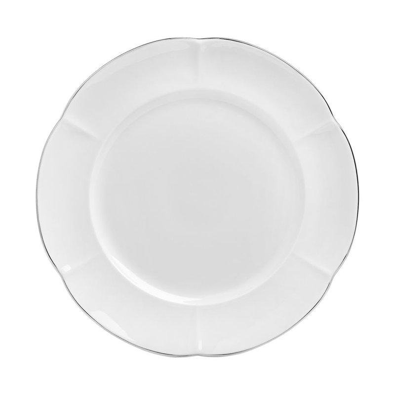 Prato Raso Bella Platinum 27 cm - Home Style | MadeiraMadeira
