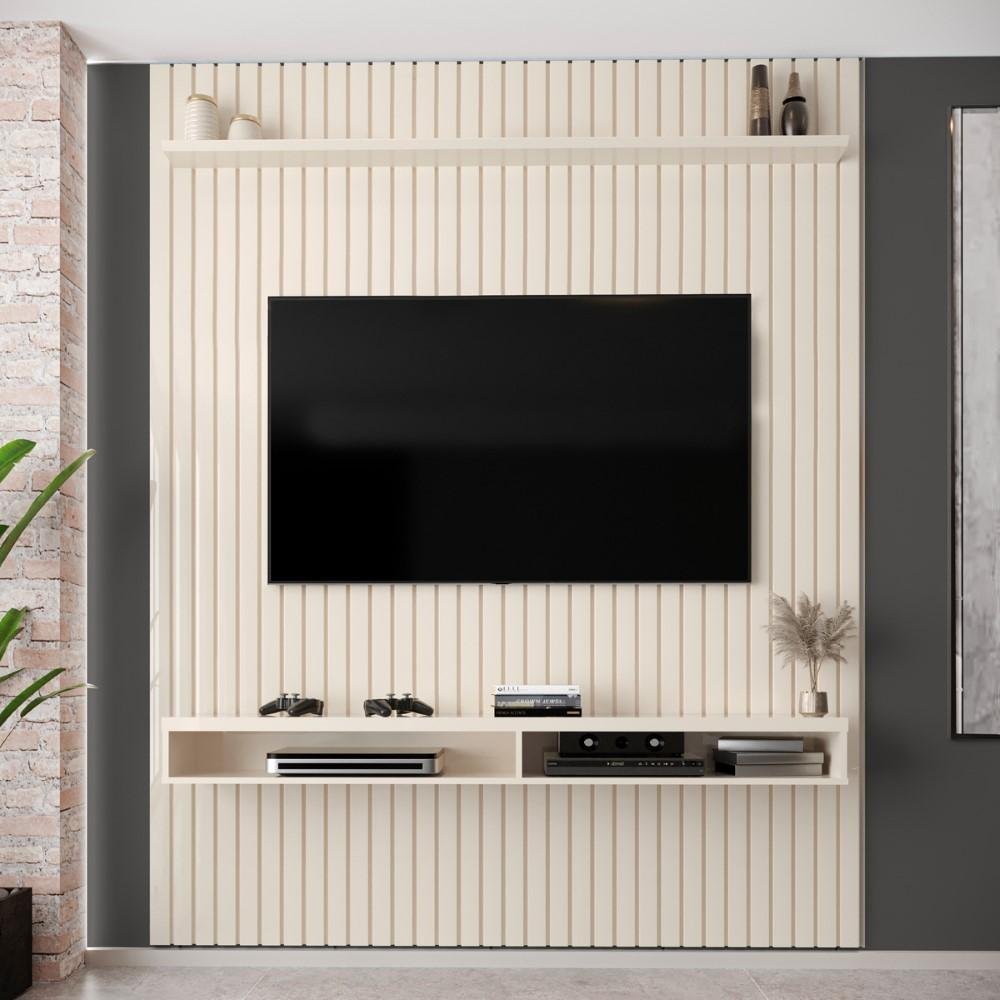 Painel Ripado para Tv até 75 Polegadas Intense com Nicho 184cm ...