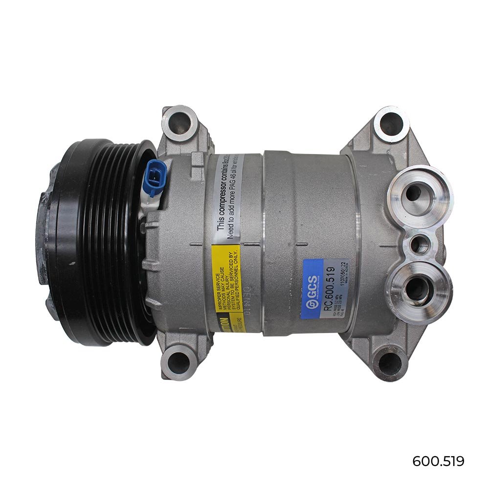 Compressor Modelo H6 S10/ Blazer 4.3 V6 Polia 6 Pk 12 Volts | MadeiraMadeira