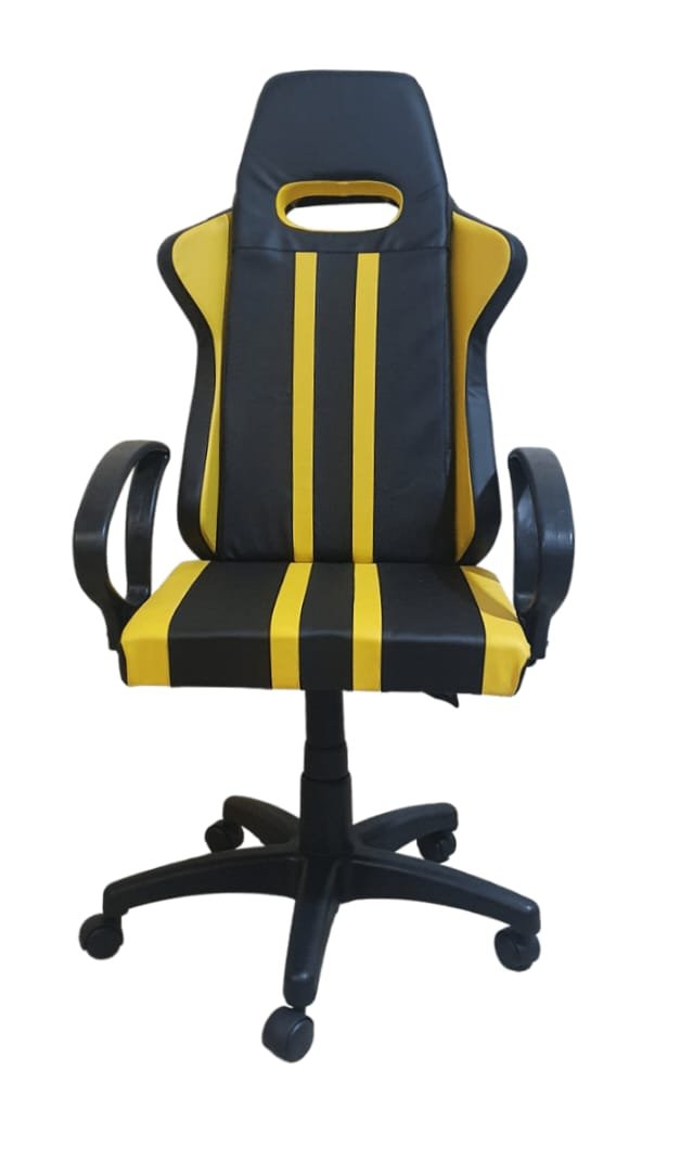 Cadeira Gamer Abeflex korano preta/amarelo | MadeiraMadeira