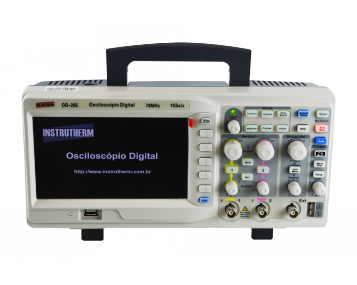 Osciloscópio Digital 2 Canais Usb 1 Ext Trig 70Mhz 2 Mpts Taxa ...