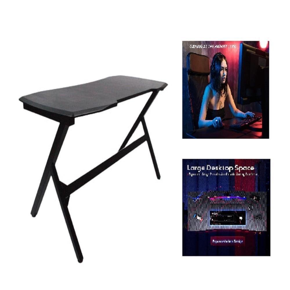 MESA ESCRITORIO GAMER FIBRA DE CARBONO YOUTUBER COMPUTADOR NOTEBOOK ...