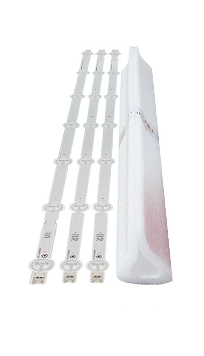 Kit Barra Led Compatível Tv LG 32ln5400 3 Barras Com 7 Leds ...