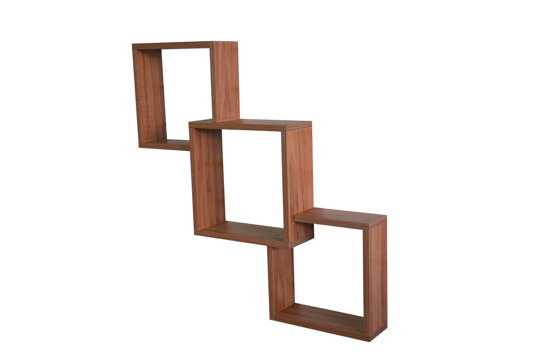 NICHO MDF PRATELEIRA MOD. SOBREPOSTA - HAYNER - MARROM CLARO ...