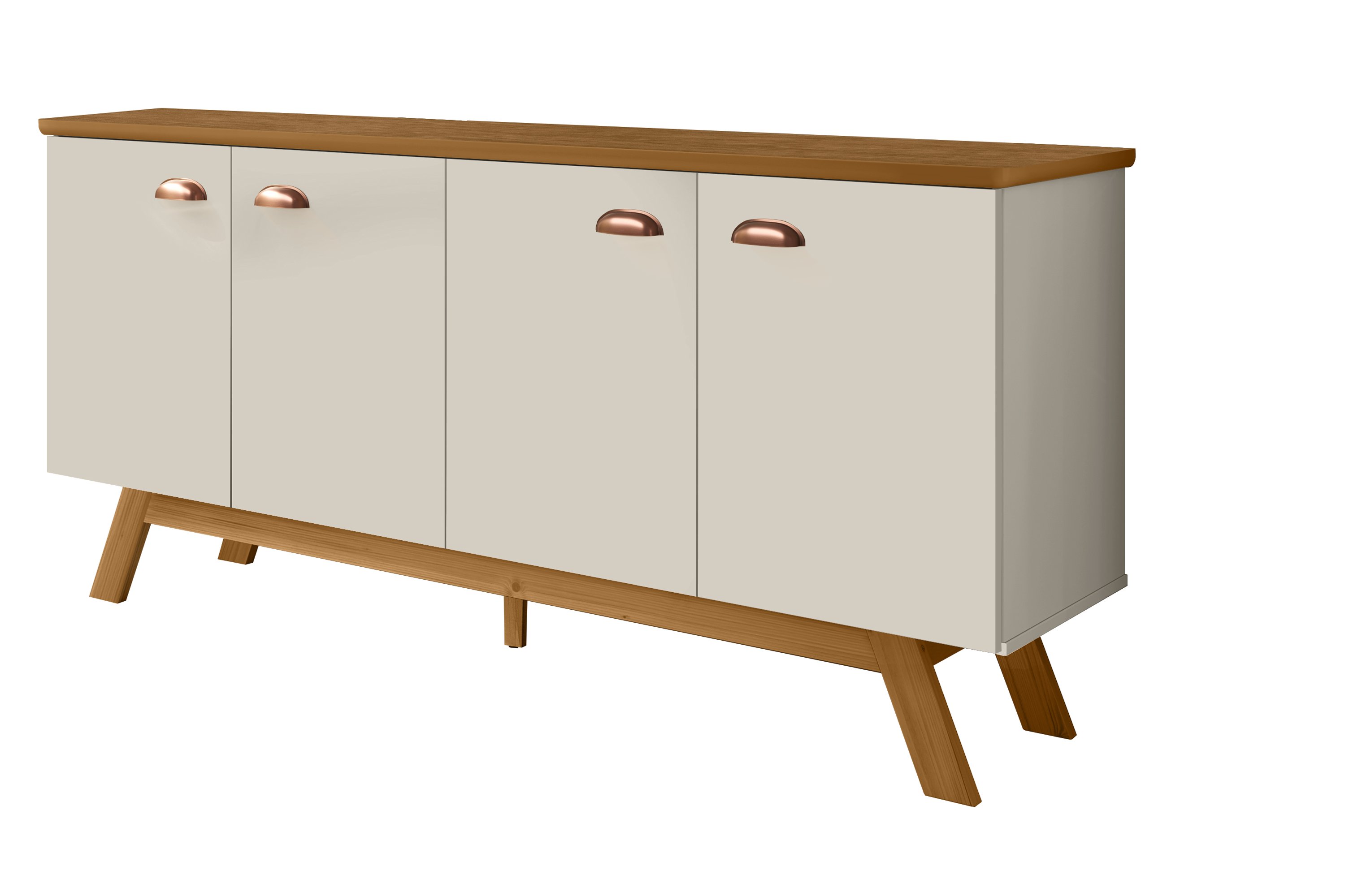 Buffet Atlanta Off-White com Madeira | MadeiraMadeira