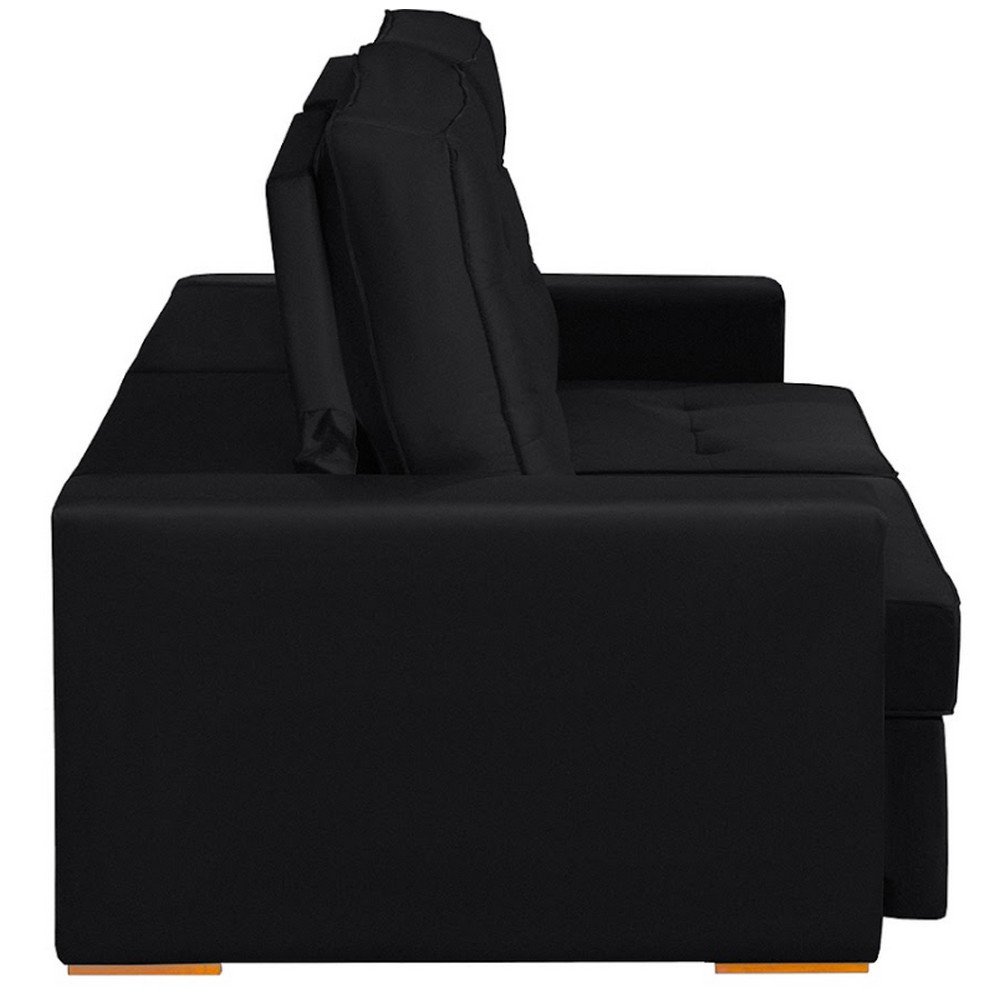 Sofá Modular Curitiba 3 Lugares 2.30 MT Retrátil Reclinável Veludo Sofatec | MadeiraMadeira