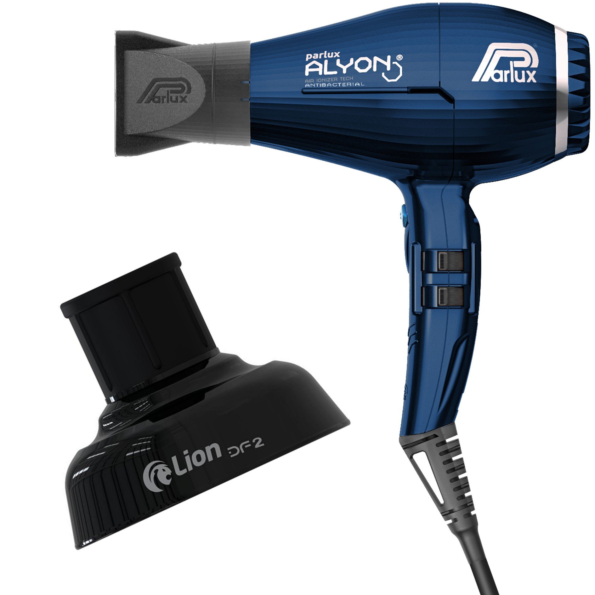 KIT - SECADOR PROFISSONAL PARLUX ALYON NIGHT BLUE 2250W 220V + DIFUSOR ...
