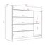 Cômoda Sapateira Sevilha 2004147 e Armário Multiuso New 2000192 Branco ...