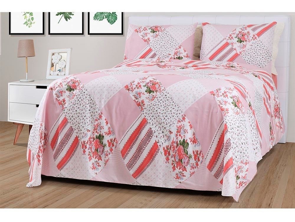 Jogo de Cama Duplo Microfibra Queen Jade Paco Milano Sultan ...