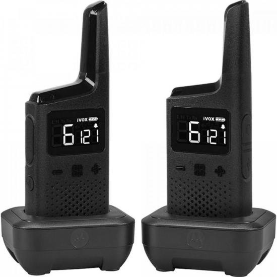 Radio Comunicador Talkabout 32km T38BR Preto MOTOROLA - PAR / 2 ...