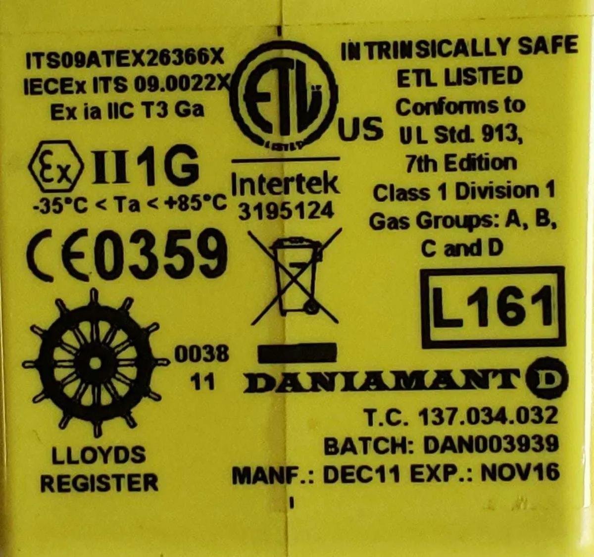 Sinalizador De Led L161 Lifebuoy Light Daniamant | MadeiraMadeira