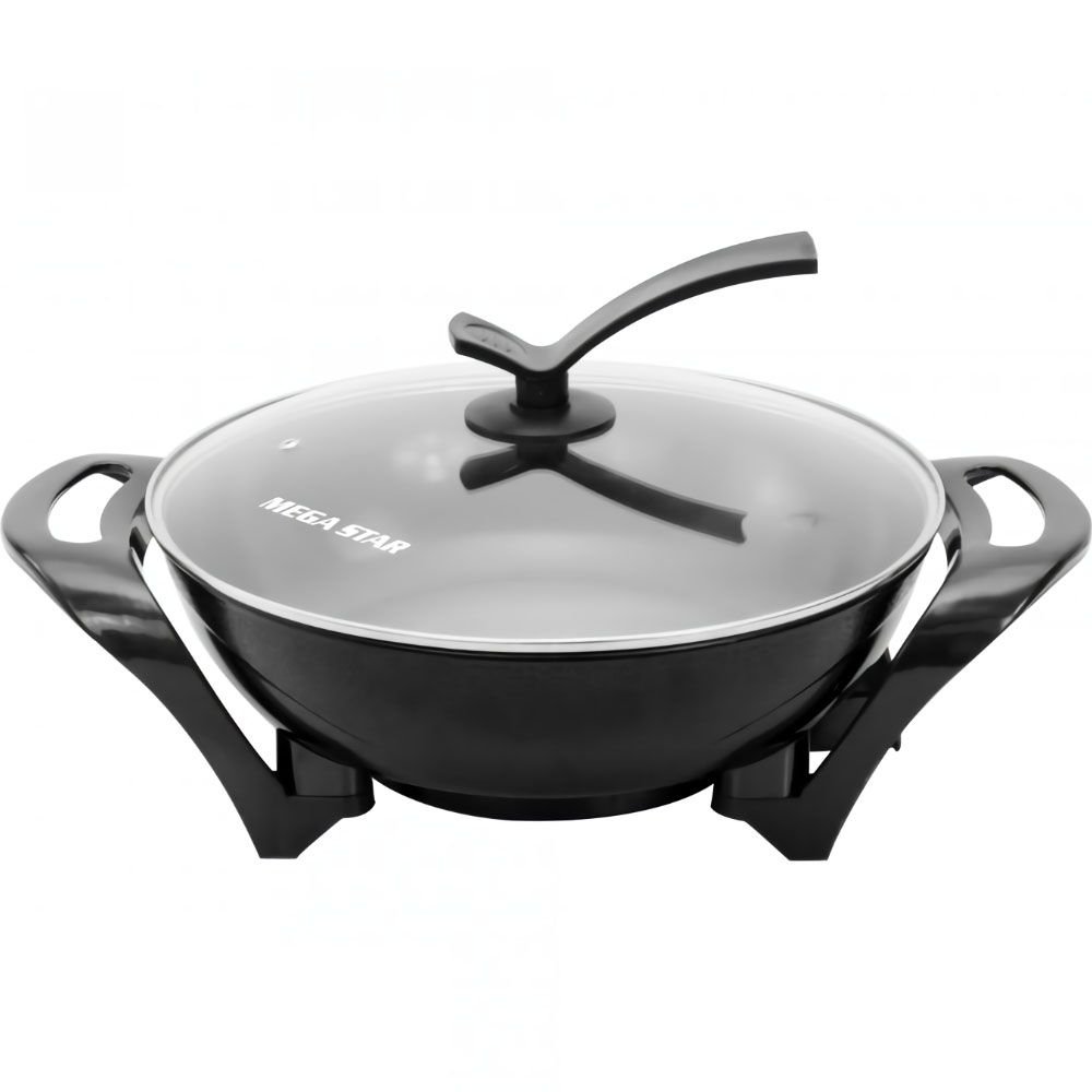 Panela Grill Eletrica Mega Star BA21N 110V - Preto | MadeiraMadeira