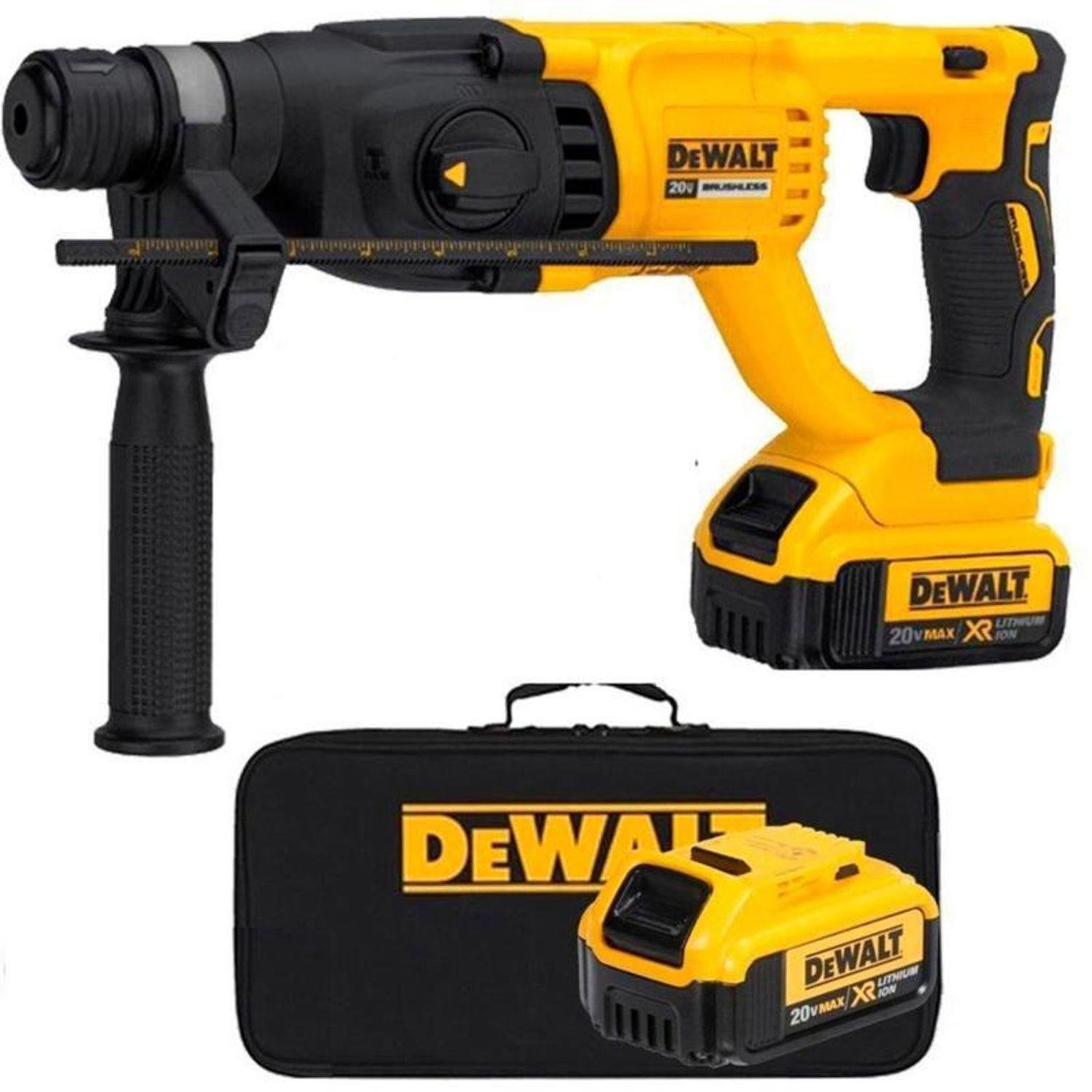 MARTELETE ELETROPNEUMATICO A BATERIA 20V MAX DeWALT DCH133M2 ...