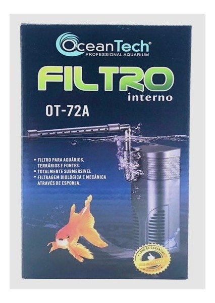 Oceantech Filtro Interno Aquário Ot-72a 350l/h 220v 3w Ocean Tech Submerso | MadeiraMadeira