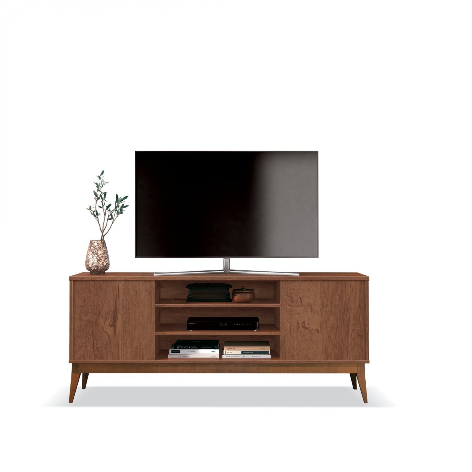 Rack para TV até 65 Polegadas 2 Portas Titan EDN Móveis | MadeiraMadeira