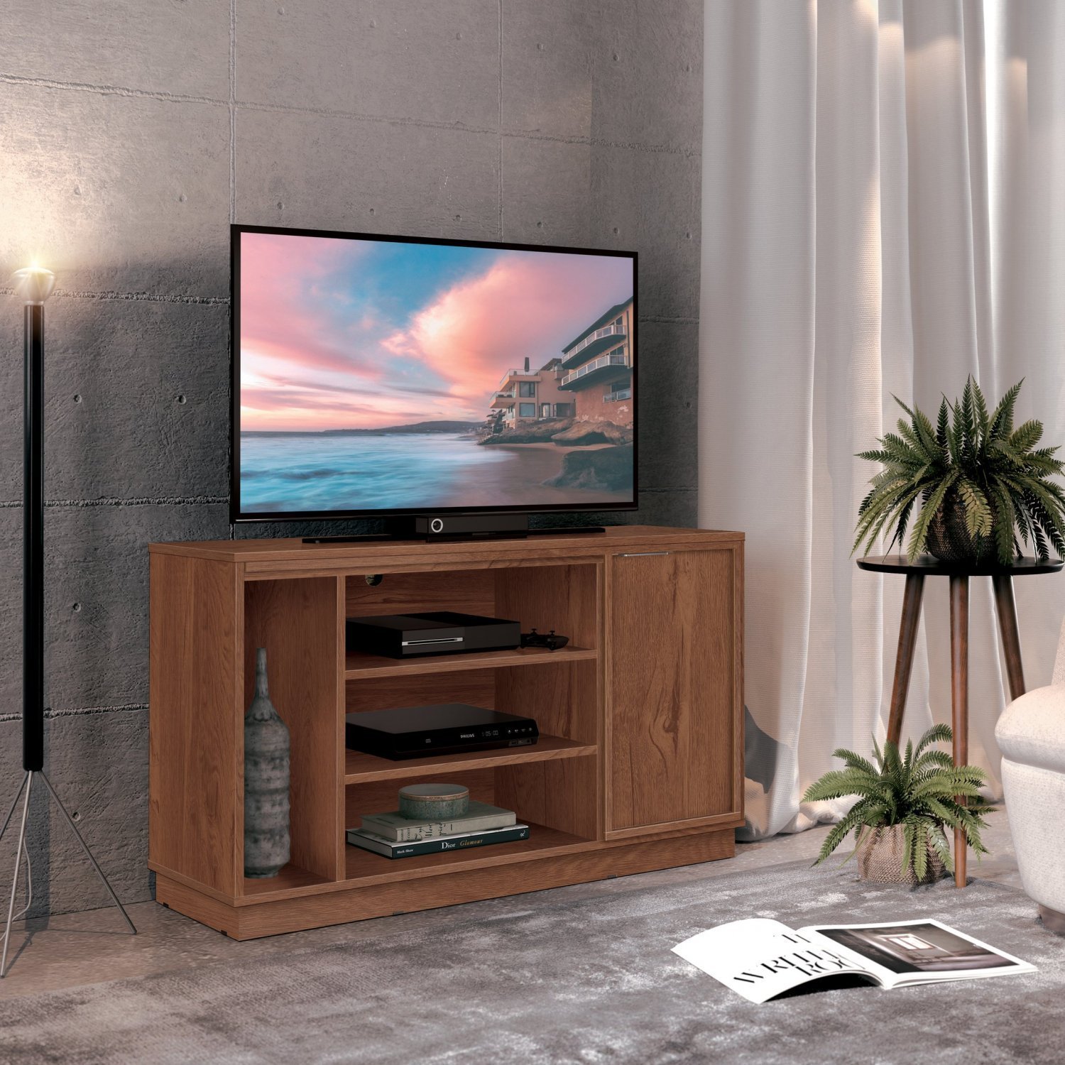 Rack para TV até 42 Polegadas Liverpool EDN Móveis | MadeiraMadeira