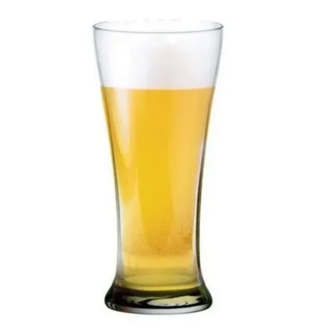 Jogo De Copos De Cerveja Pilsner 400 Ml C/ 6 Uni. Vidro | MadeiraMadeira