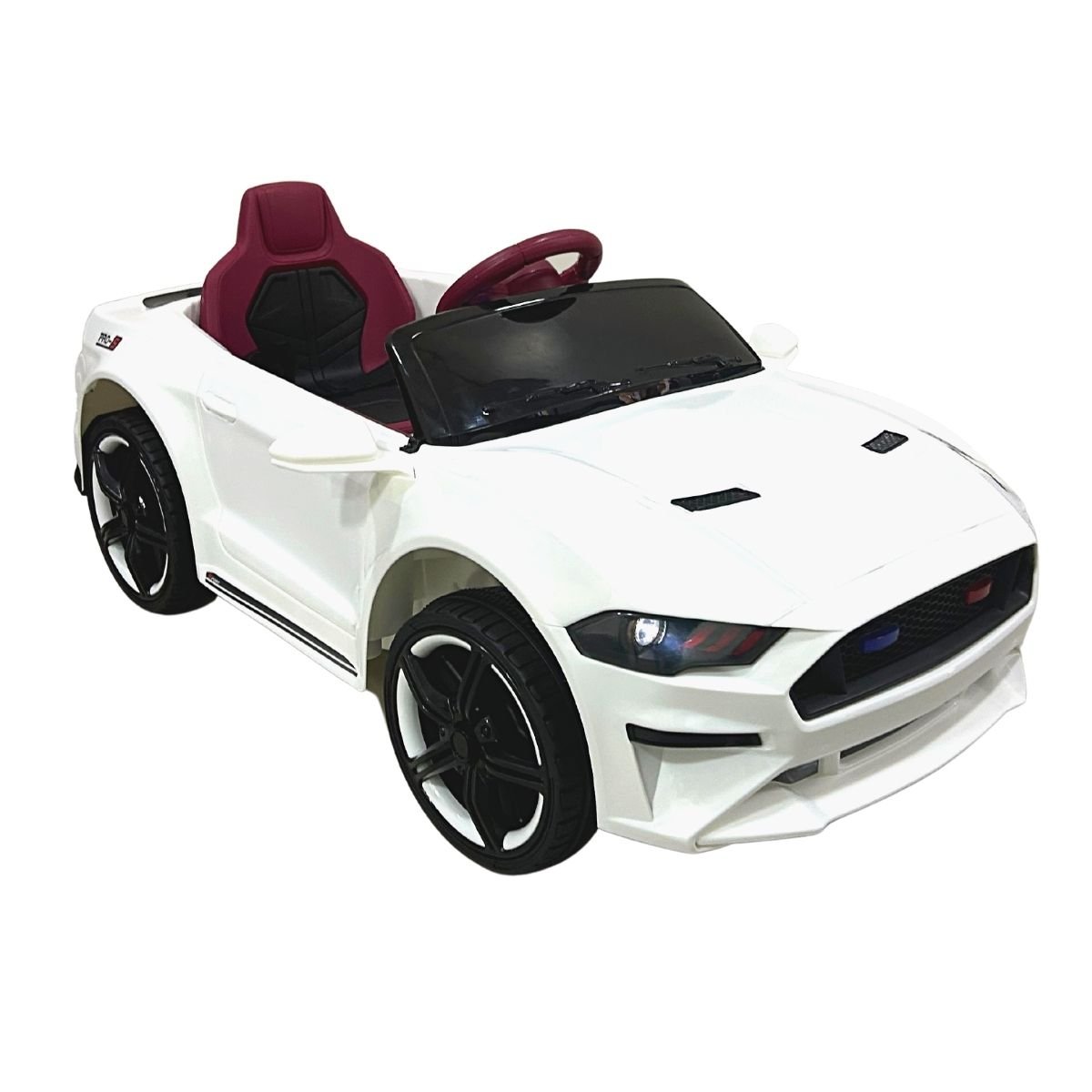 Mini Carro Elétrico Infantil 6v Luz Som Buzina Bateria Recarregável ...