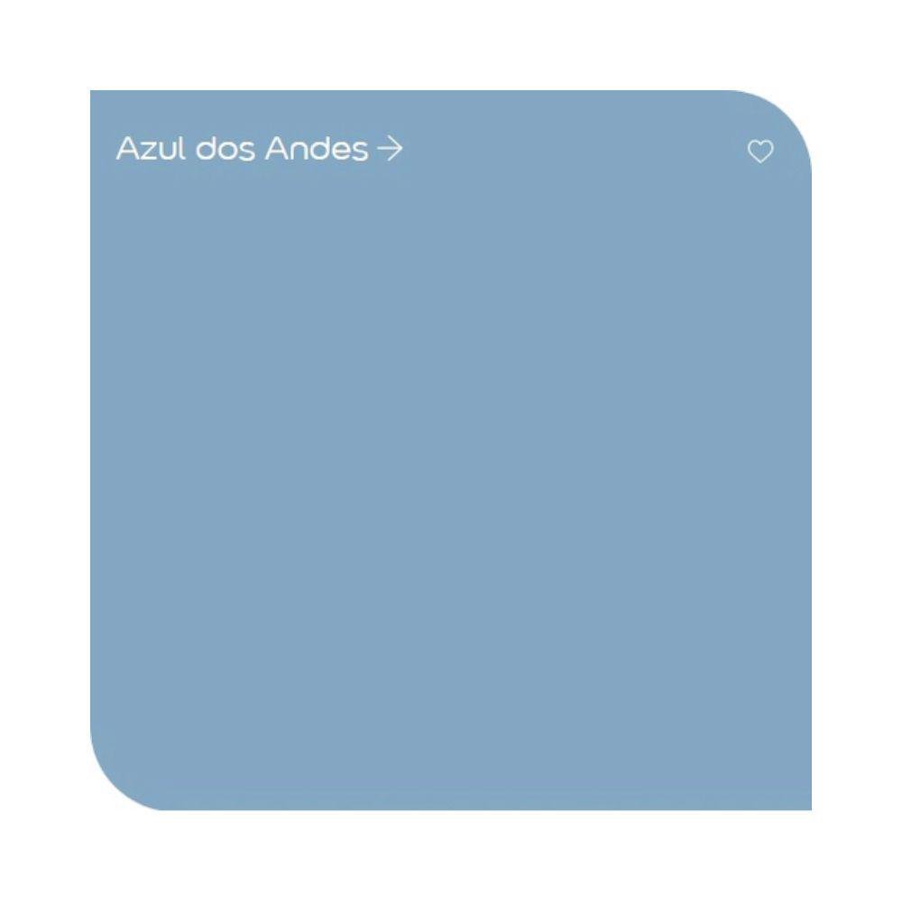 Tinta Coral Rende Muito Cor Azul dos Andes 16L | MadeiraMadeira