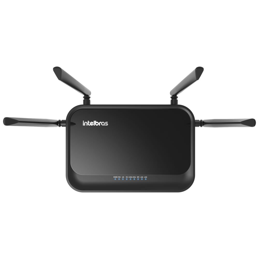 Modem Óptico PON LAN 2 Portas Wi-Fi WIFIBER 120 AC Intelbras ...