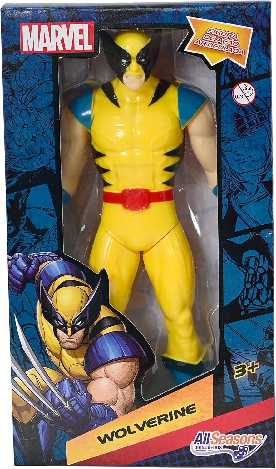 Boneco Marvel Wolverine All Seasons 22cm X-men - Boneco Dos Vingadores ...