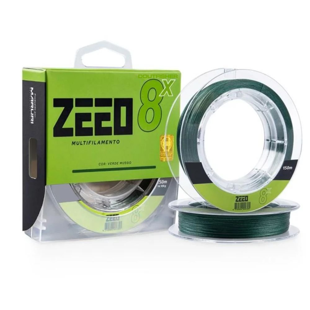 Linha Multifilamento Zeeo 8x 0,40mm 150m - Zeeo 8x Verde Musgo | MadeiraMadeira