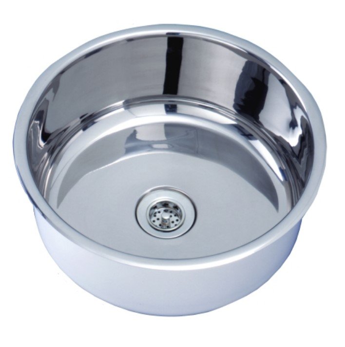 Cuba Inox 304 Redonda 40cm x 15cm - Escovada Strake | MadeiraMadeira