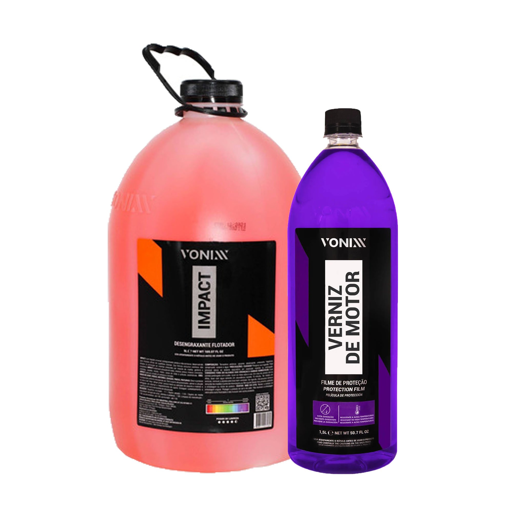 Kit Impact 5L e Verniz de Motor 1,5L Vonixx | MadeiraMadeira