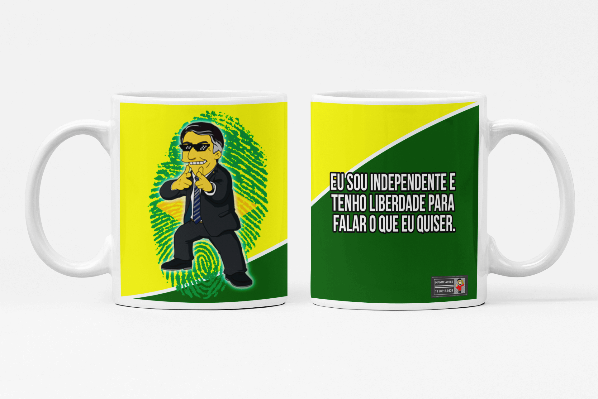 Caneca Bolsonaro Modelo 3 | MadeiraMadeira