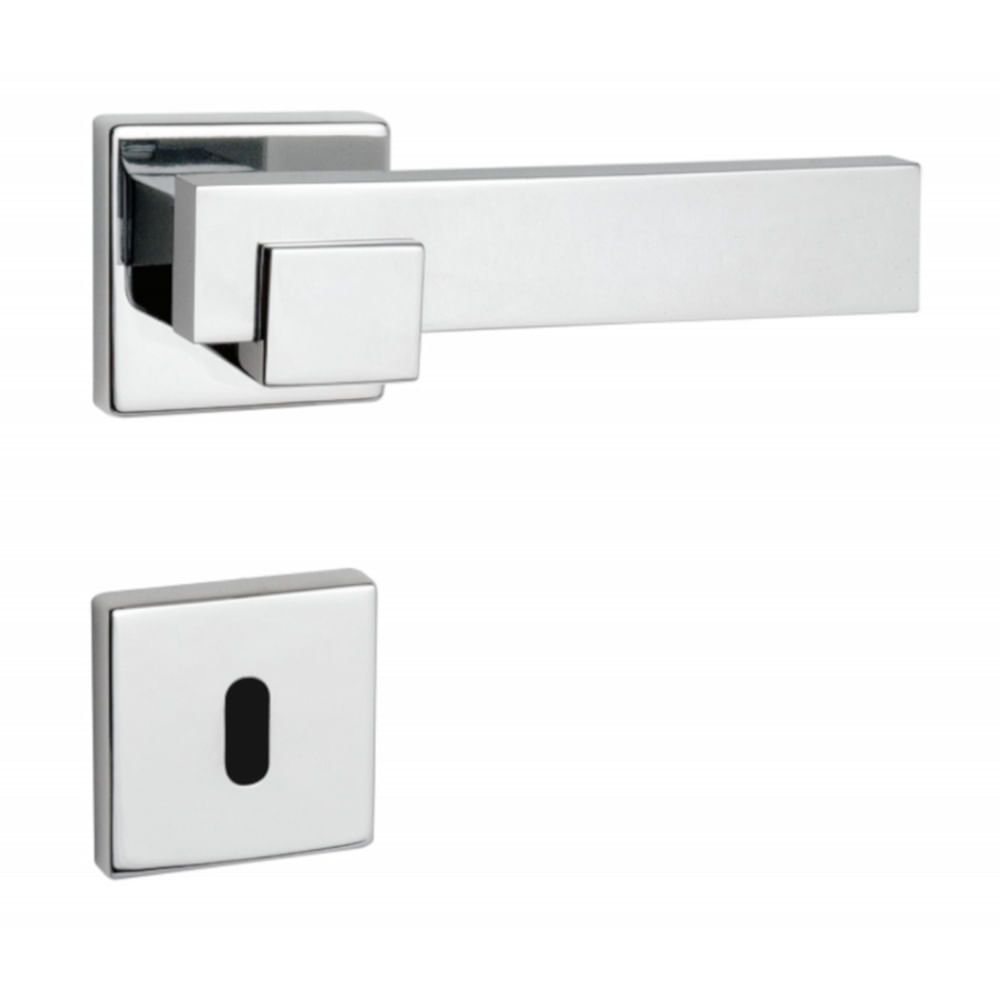Fechadura Externa Kiko 55mm Cr/cr Cromado - 43-4124 - Lockwell | MadeiraMadeira