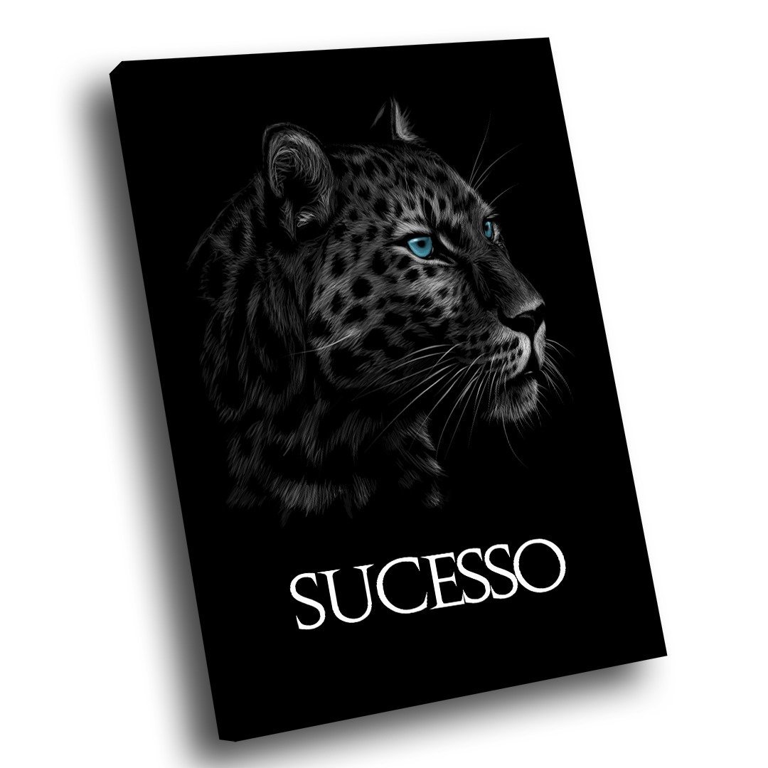 Quadro Leopardo Sucesso | MadeiraMadeira