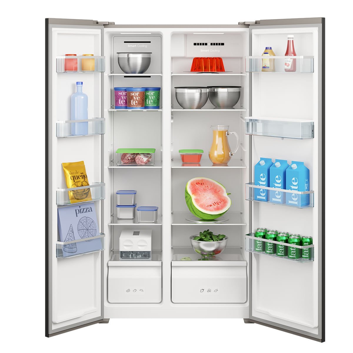 Refrigerador Side By Side Philco PRF504ID 486L Eco Inverter 220V ...