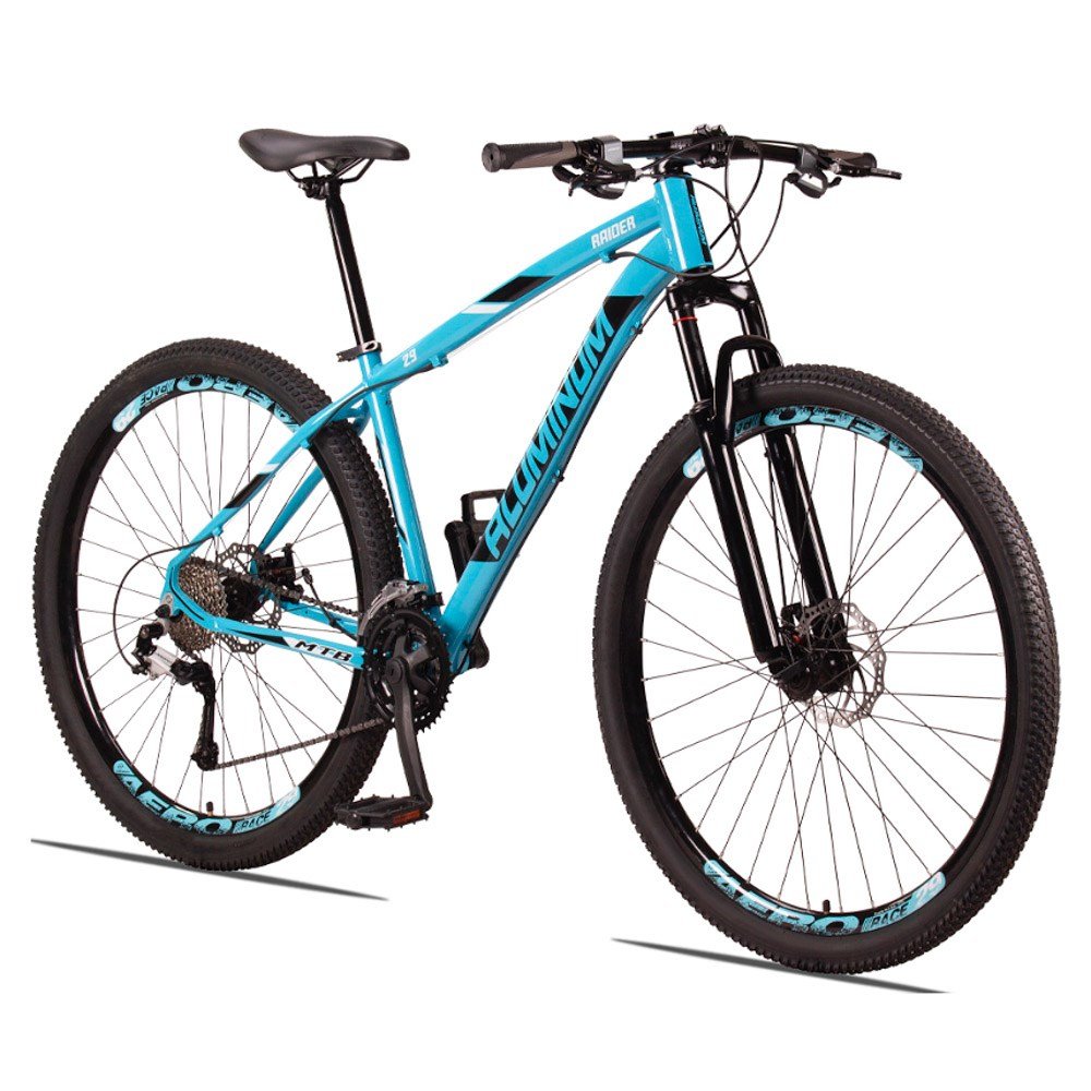 Bicicleta Aluminum Aro 29 Quadro Alumínio 27 Marchas Freio a Disco ...