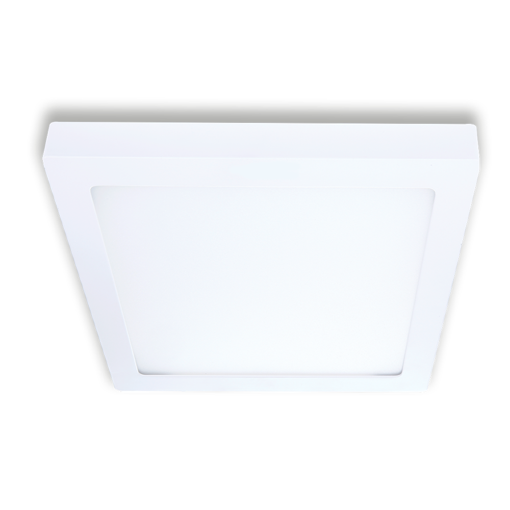 Luminária Painel LED Blumenau Plafon Sobrepor Quadrada Branco 24W 29x29 | MadeiraMadeira