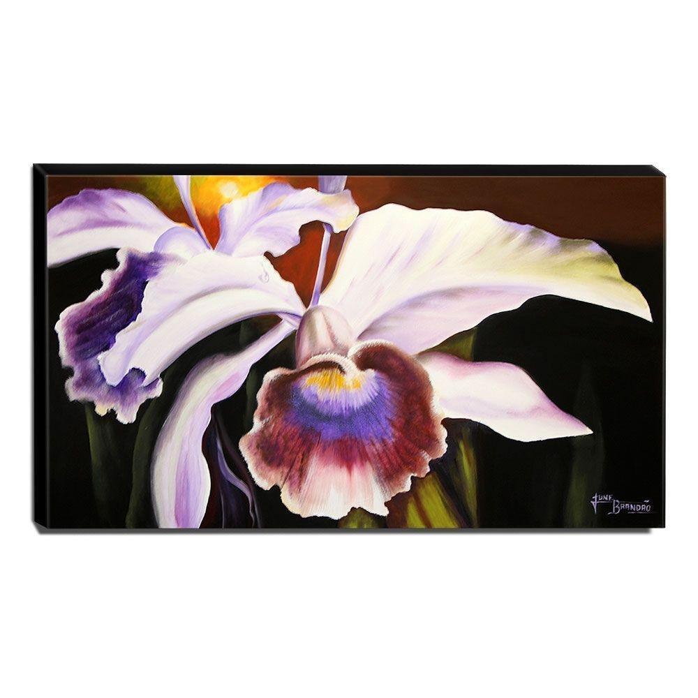 Quadro De Pintura Orquídea 70x120cm-1470 | MadeiraMadeira